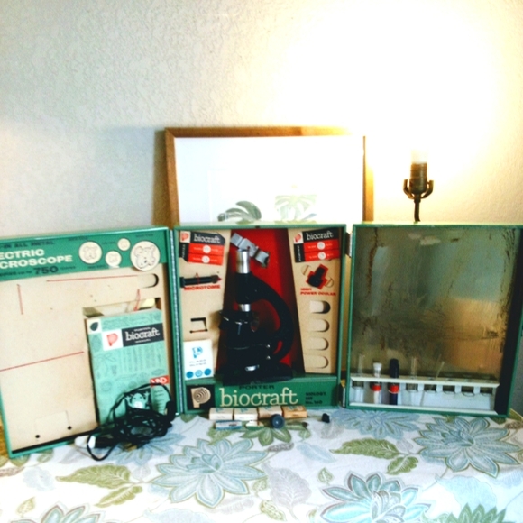 Other | Vtg Biology Lab Microscope Set By Biocraft Porter 1959 | Poshmark